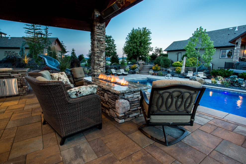 Resort Living on the Prairie - Rustic - Patio - Seattle - by ...