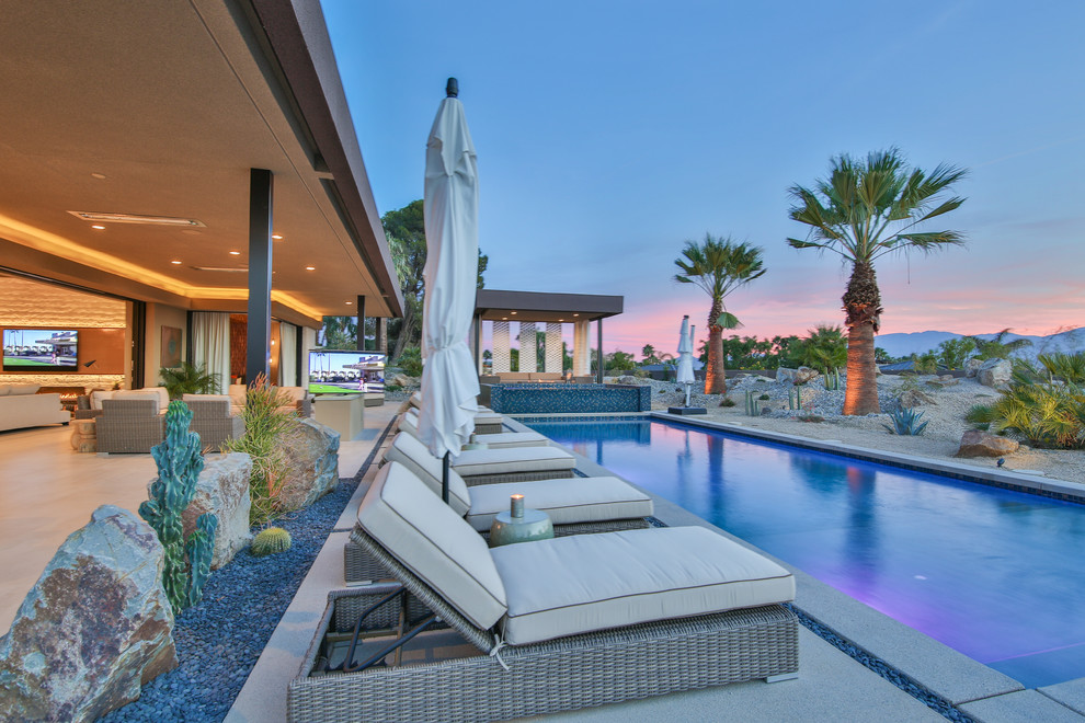 Resort Style Outdoor Living - Contemporary - Patio - Los Angeles - by ...