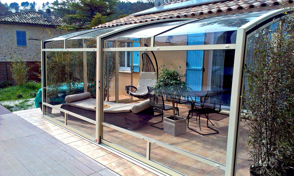 Retractable Patio Enclosure - Modern - Patio - Other - by IPC Team | Houzz