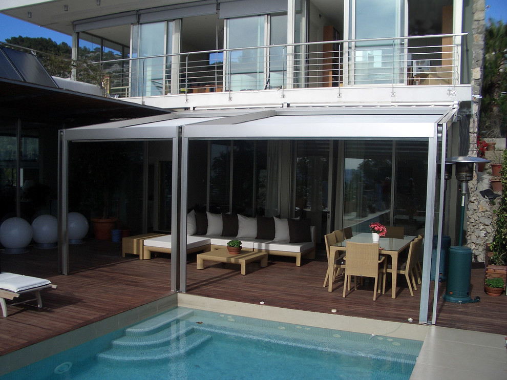 Retractable Roof Structures - Moderne - Terrasse et Patio - Houston ...