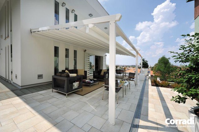 Retractable Roof Structures - Modern - Patio - Houston - by The Shade ...