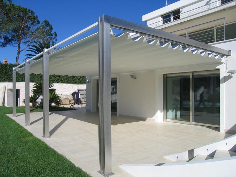 Retractable Roof Structures - Modern - Patio - Houston - by The Shade ...