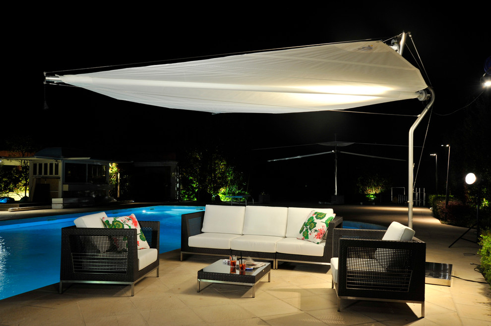 Retractable Shade Sail - Contemporary - Patio - Houston - by The Shade ...