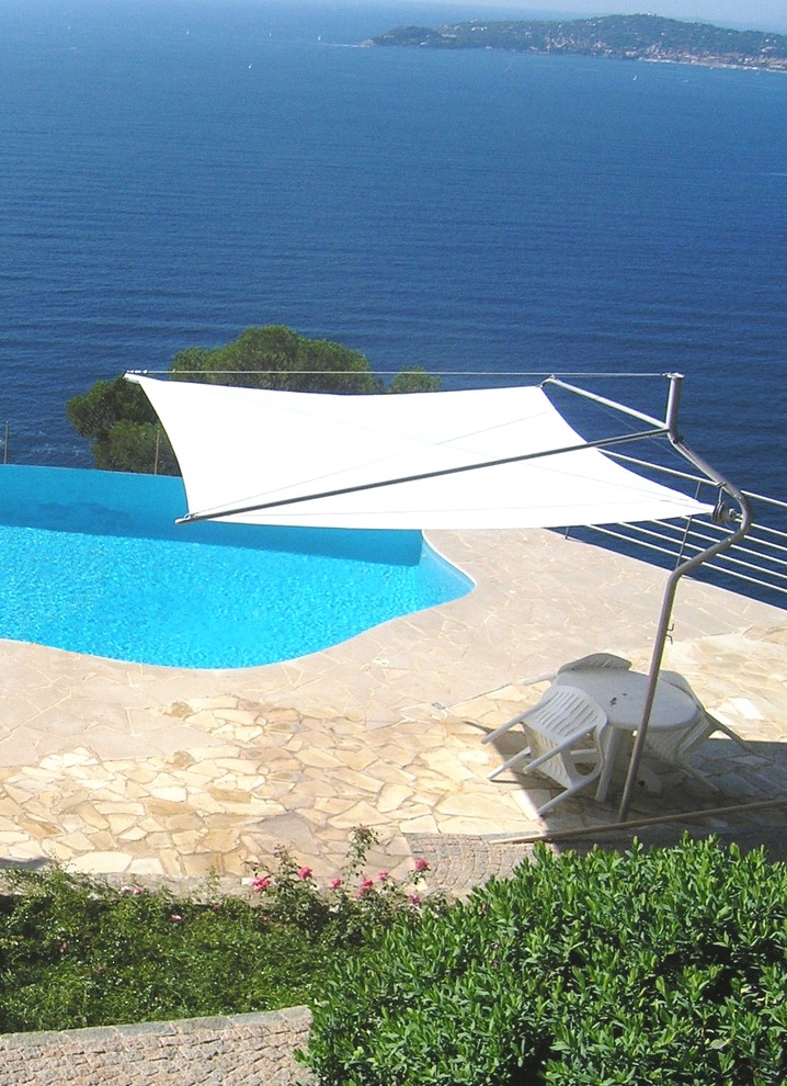 Retractable Shade Sail - Contemporary - Patio - Houston - by User | Houzz