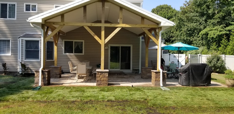 Ridge Pavilion - Craftsman - Patio - New York - by Legacy Brick & Stone ...