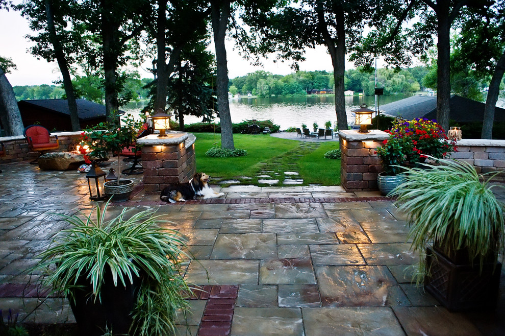 River View - Traditional - Patio - Other - by Terra Yard Creations | Houzz