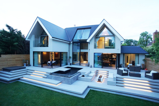 Riverside House - Contemporary - Patio - Surrey - by Concept 8 ...