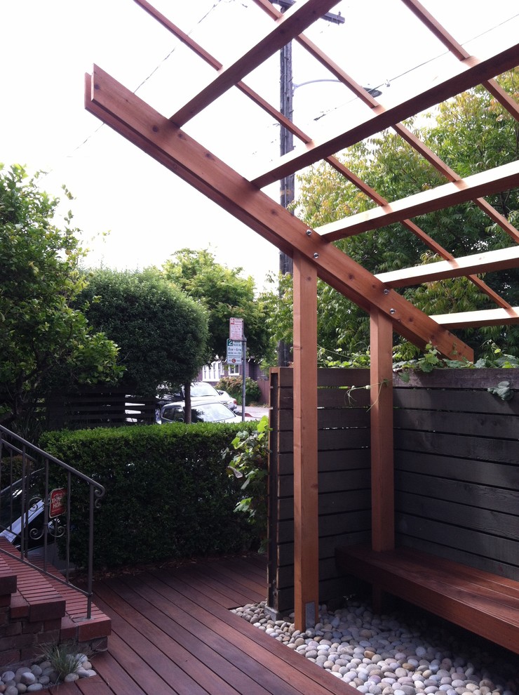 Rockridge trellis + deck - Modern - Patio - San Francisco - by ...