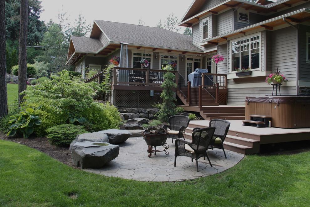 Rockwood Craftsman - Craftsman - Patio - Seattle - by Pacific Garden ...