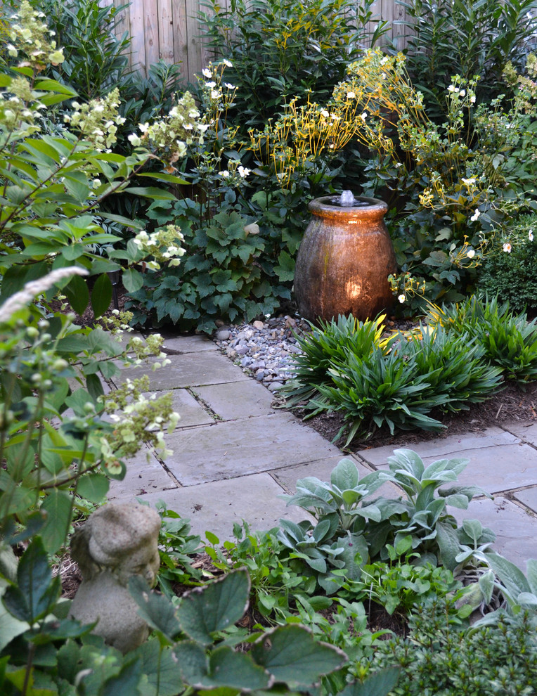 Romantic Townhouse Garden - Traditional - Patio - DC Metro - by Mary ...