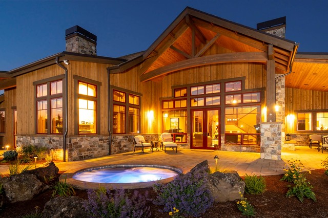 Rustic Manor - Rustic - Patio - Other - by Black Rock Construction Inc ...