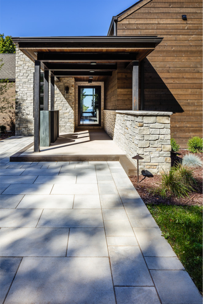 Rustic Modern Exterior Design - Rustic - Patio - Philadelphia - by ...