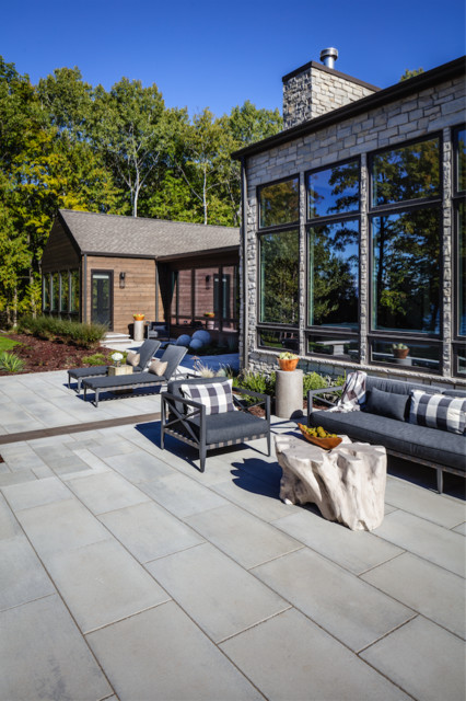 Rustic Modern Exterior Design - Rustic - Patio - Philadelphia - by ...