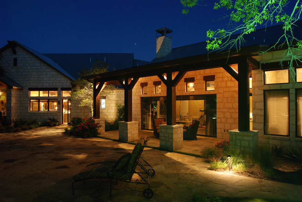 Rustic ranch done with elegance - Rustic - Patio - Austin - by ...