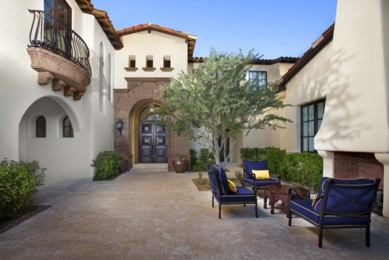 Santa Barbara Style Home Design - Mediterranean - Patio - Phoenix - by ...