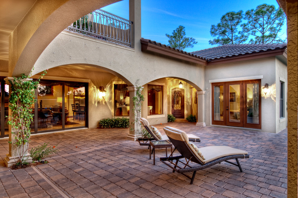 Sater Design Collection's 6797 "Casoria" Home Plan - Mediterranean ...