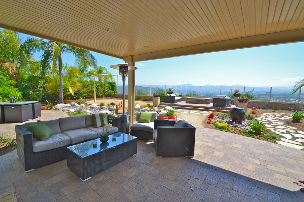 Scripps Highlands-Pavers, Bridge & Flagstone Pathway - Mediterranean ...