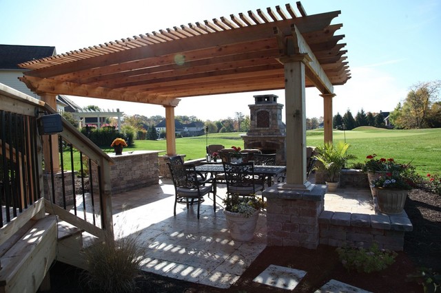 Shaded Patio - Traditional - Patio - Indianapolis - by Trent Companies ...