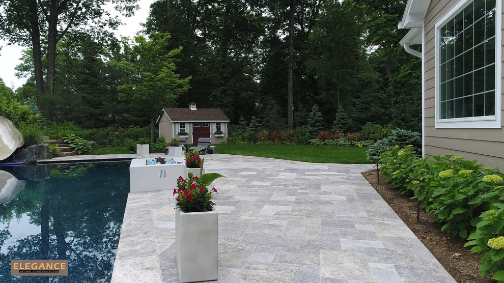 Silver Travertine Pavers & Copings & Veneers - Terrasse et Patio - New ...