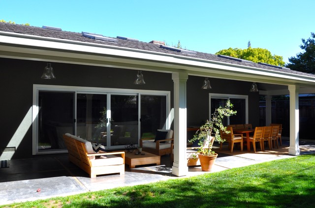 Slanted Patio Ceiling - Traditional - Patio - San Francisco - by VH ...