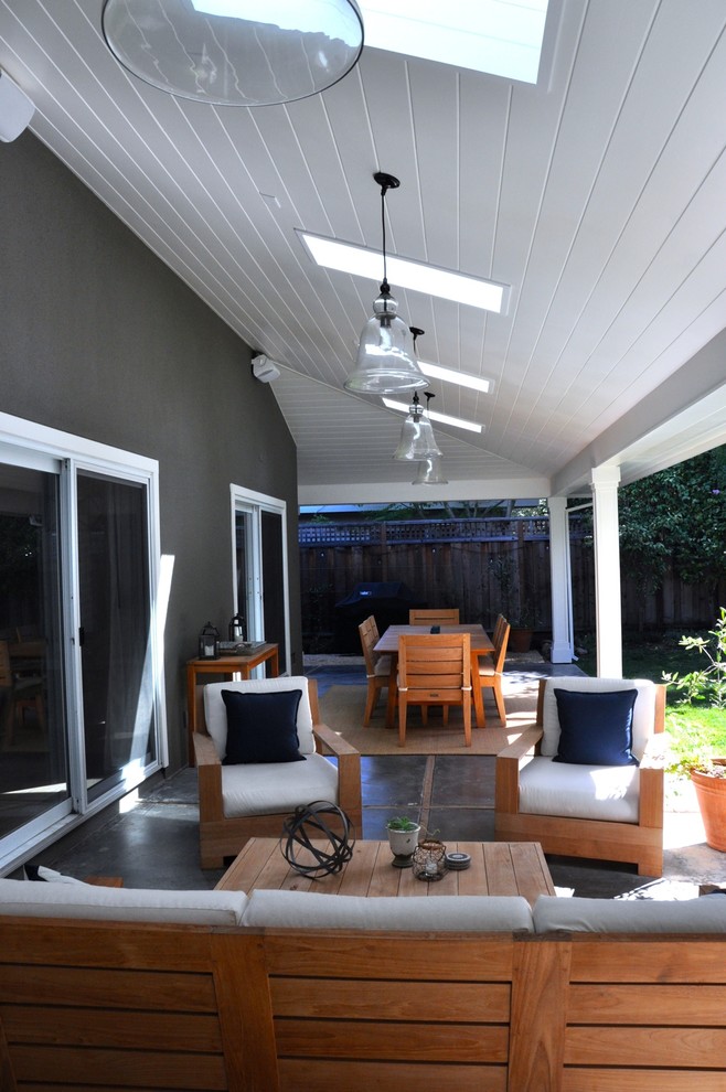 Slanted Patio Ceiling - Traditional - Patio - San Francisco - by VH ...