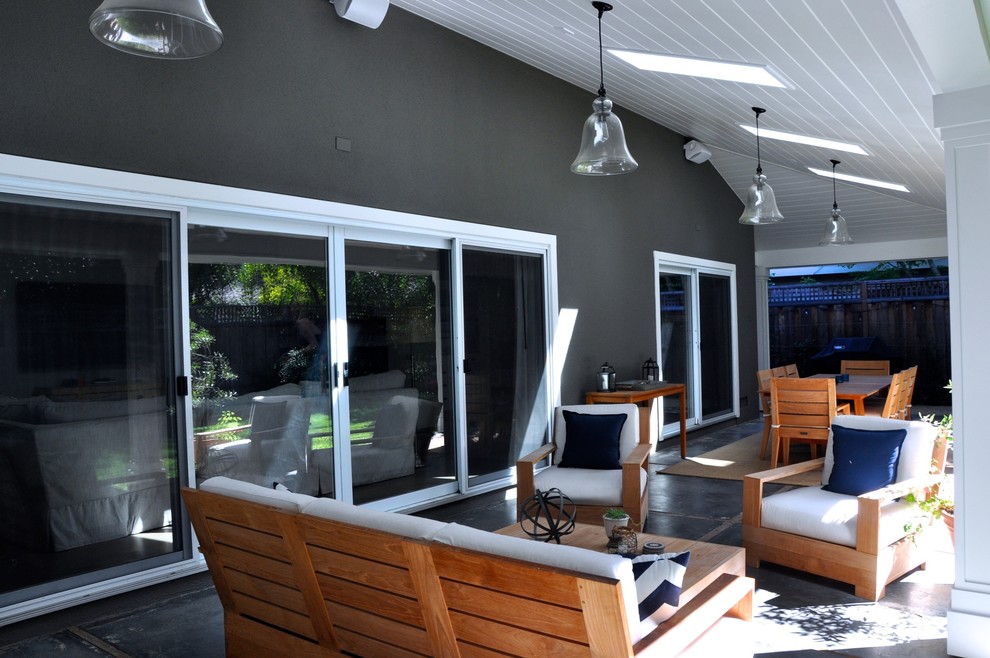 Slanted Patio Ceiling - Traditional - Patio - San Francisco - by VH ...