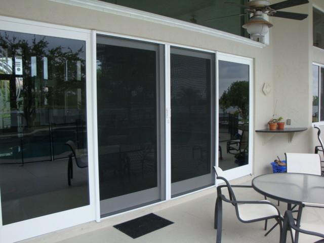 Sliding Glass Door Screens - Nyklassisk - Gårdhave - Miami - af ...