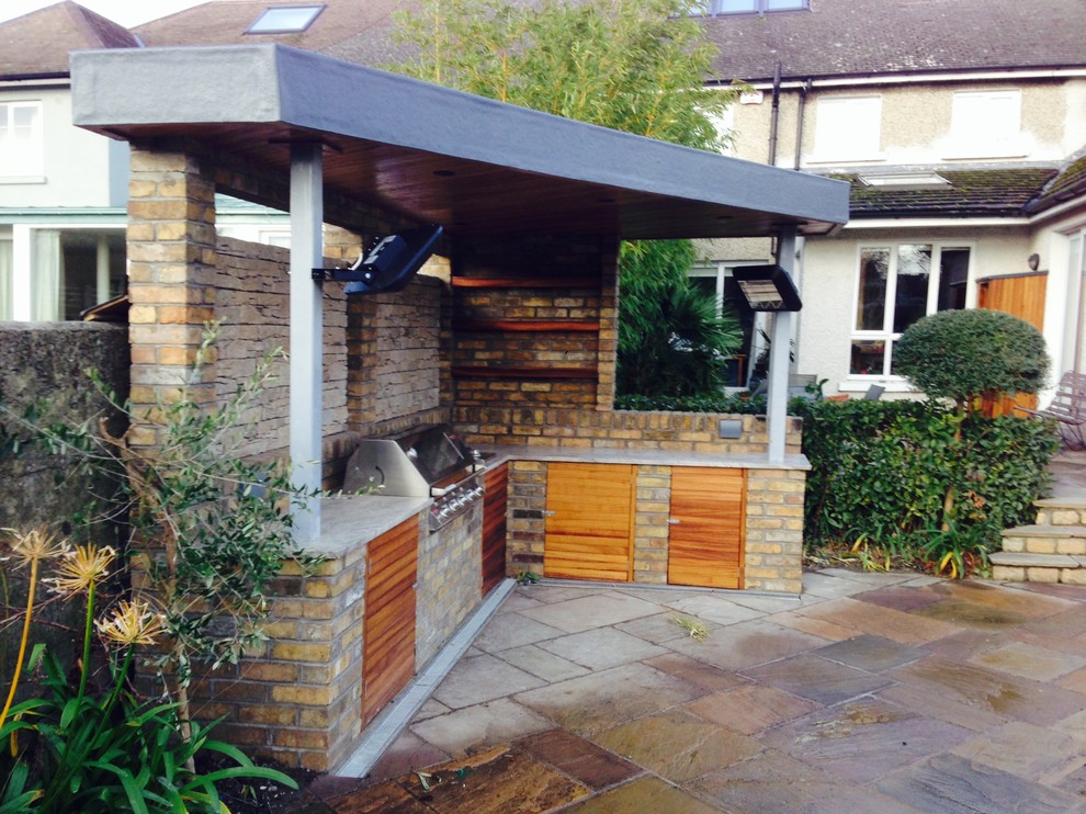 Small Built in BBQ's - Traditional - Patio - Dublin - by RJFDesign Ltd ...