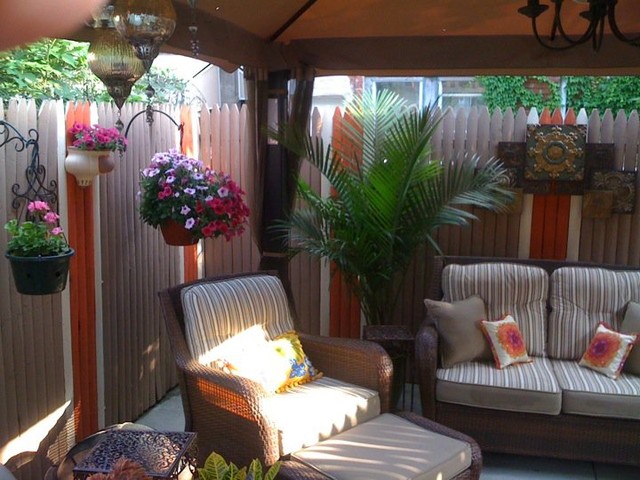 Small inner city patio - Contemporary - Patio - Philadelphia | Houzz UK