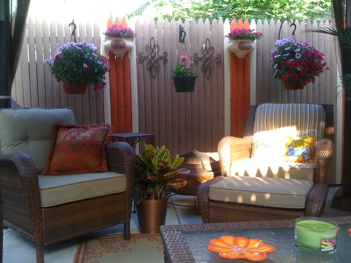 Small inner city patio - Contemporary - Patio - Philadelphia | Houzz UK