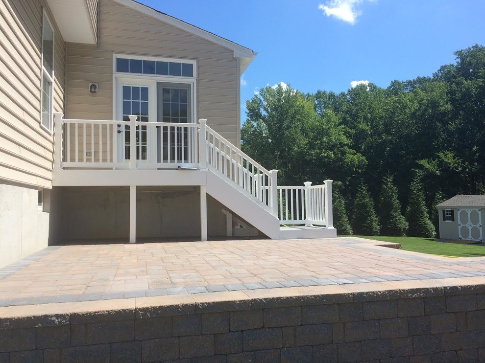 Small Raised Patio with Decking - Traditional - Patio - Orange County ...