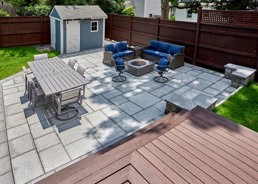 Small Space Deck & Patio - Traditional - Patio - Boston - by Minglewood ...