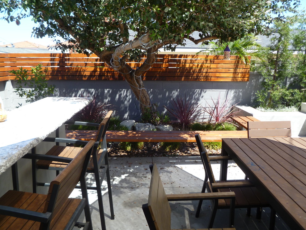 small space Torrance backyard - Contemporary - Patio - Los Angeles - by ...