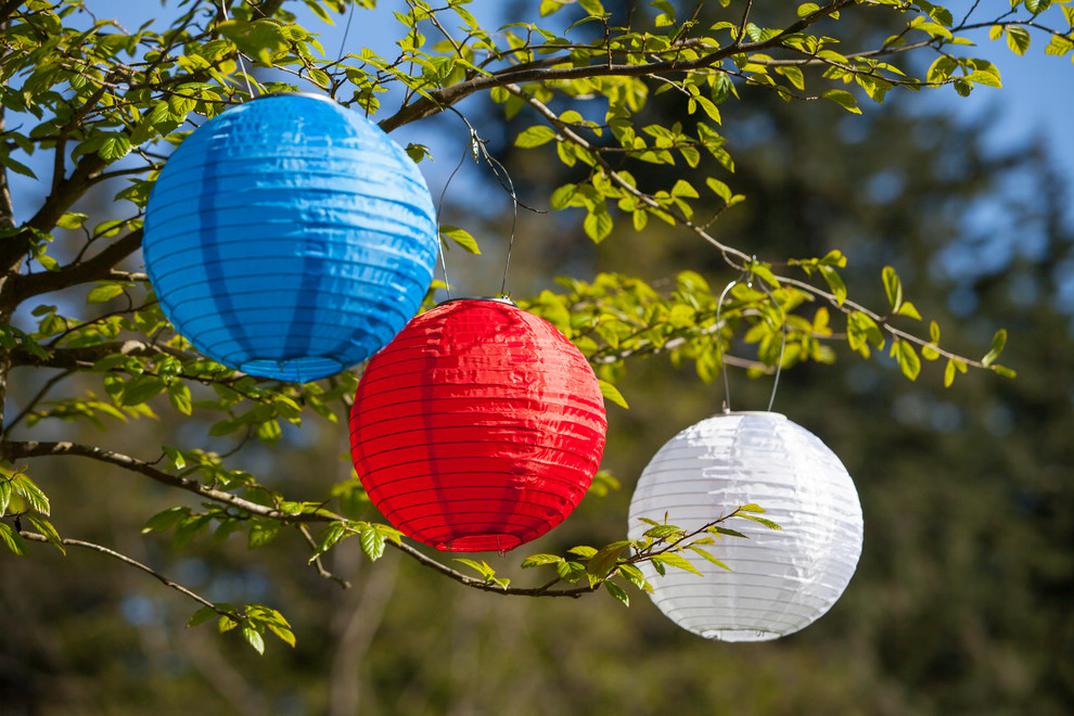 Soji Original 10″ Round Solar Lantern - Patio - Seattle - by AllsopHome ...