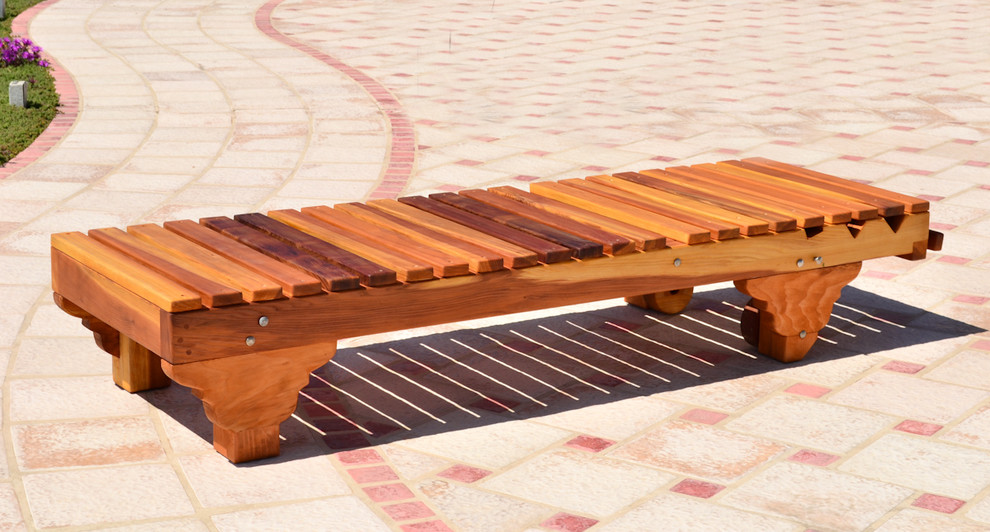 Sol Redwood Patio Lounger - Traditional - Patio - San Francisco - by ...