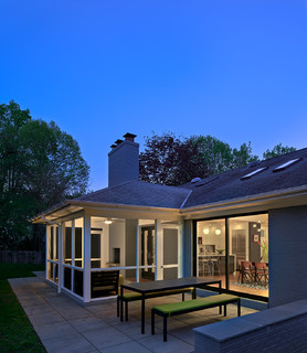 Mid Century Modern Stamped Concrete
