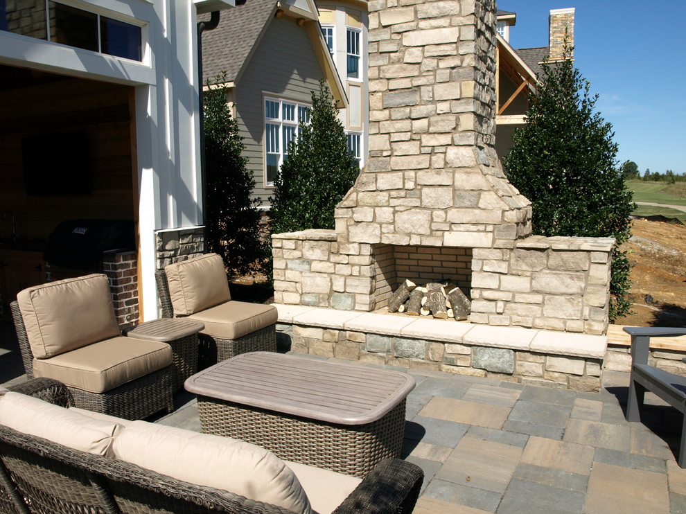 Southern Colonial Style Home - Farmhouse - Patio - Nashville - by Shane ...