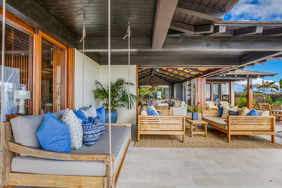 Spacious Lanai - Tropical - Patio - Hawaii - by Pu'uwai Design ...