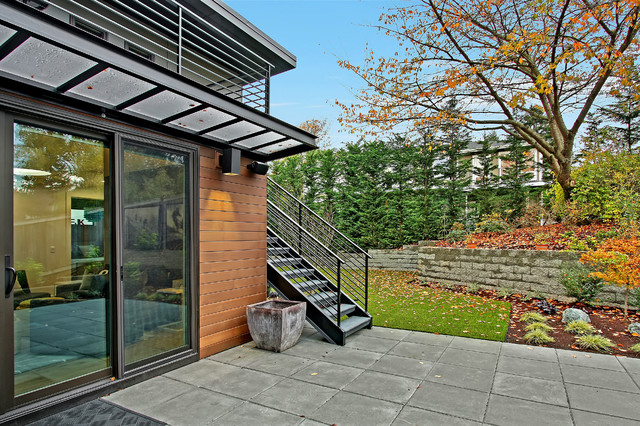 Split Level Modern Custom - Contemporary - Patio - Seattle - by Medici ...