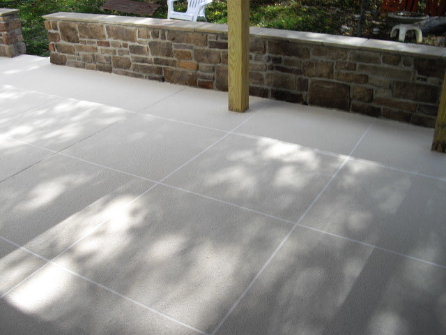 spray texture - Contemporary - Patio - DC Metro - by Elite Concrete ...