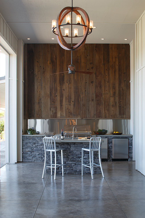 27+ Outdoor Kitchen Backsplash ( FUNCTIONAL & STYLISH ) - Designs