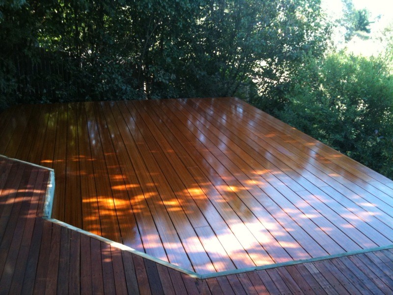Stained Decks - Contemporary - Patio - Detroit - by Ogne Remodeling ...
