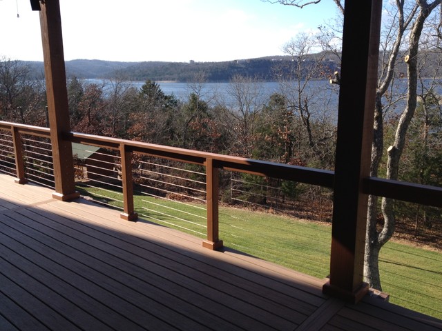 Stainless steel cable railing systems - Modern - Patio - Seattle - by ...