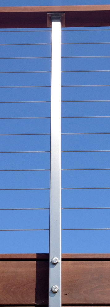 Stainless Steel Posts - Modern - Patio - San Diego - by San Diego Cable ...