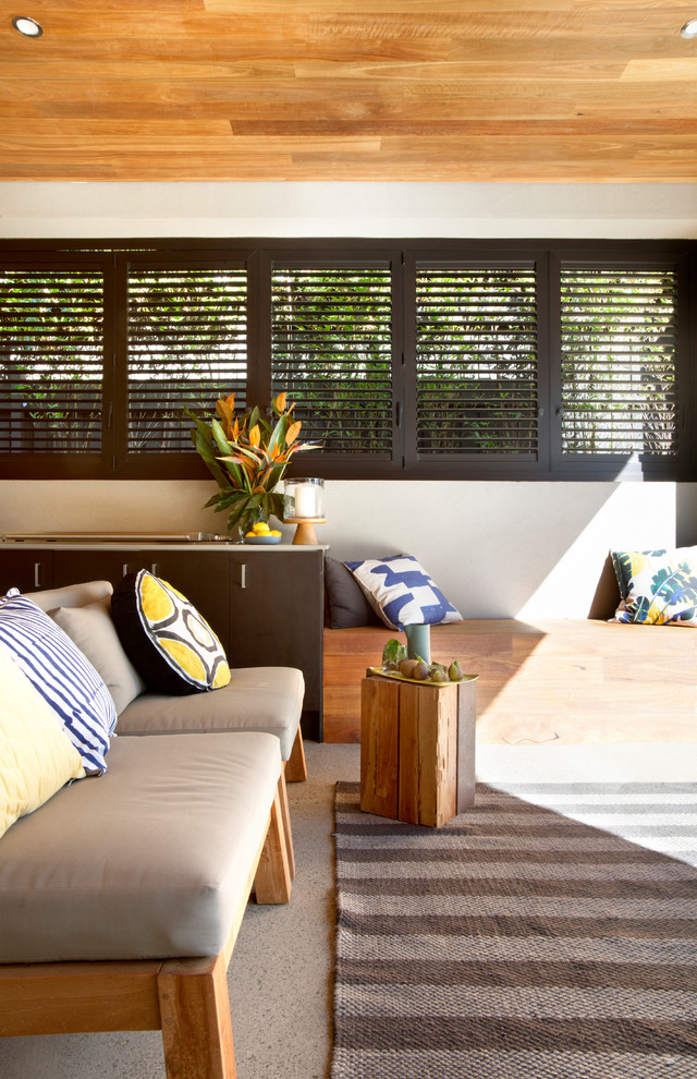 Stairs by day, amphitheatre by night - Modern - Patio - Melbourne - by ...