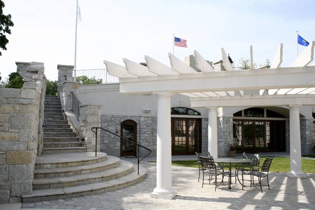 Stairs to Clubhouse Roof - Traditional - Patio - Chicago - by Mark Eric ...