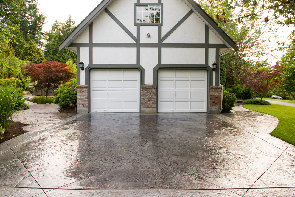 Stamped Concrete Driveway Surrey - Craftsman - Patio - Vancouver - by ...