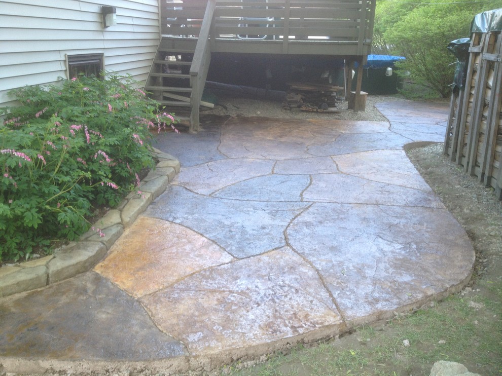 Stamped Concrete - Rustic - Patio - Burlington - by Maple Creek ...