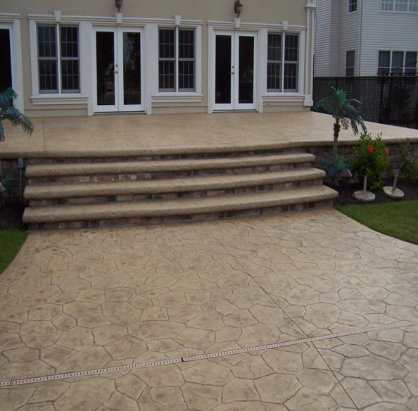 Stamped Concrete - Patio - New York - by North Jersey Bomanite | Houzz