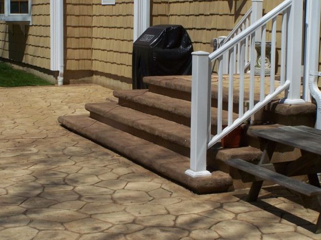 Stamped Concrete - Patio - New York - by North Jersey Bomanite | Houzz UK